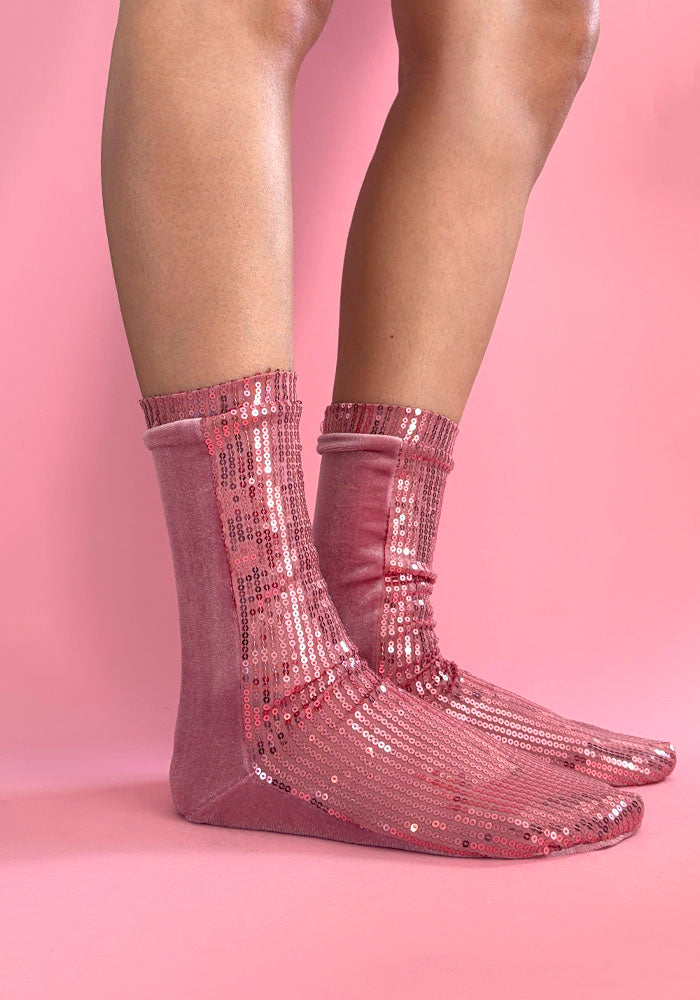 Calcetas “Abobora" Color Rosa *LÍNEA PETITE* – PIMENTA SOCKS